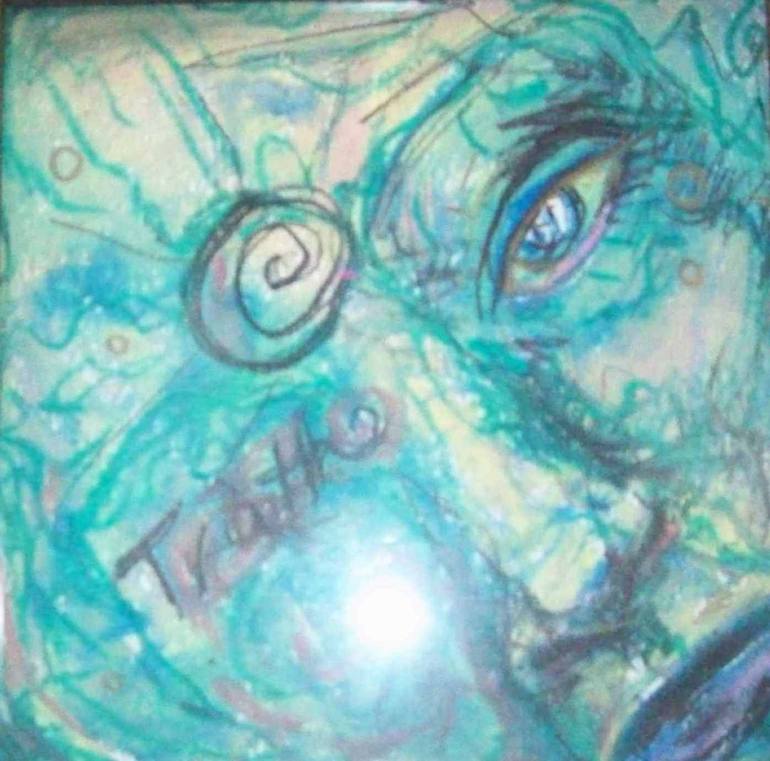 Truth-I(eye) Painting by Lady In Flux | Saatchi Art