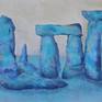 Stonehenge Painting by Jane Greensitt | Saatchi Art