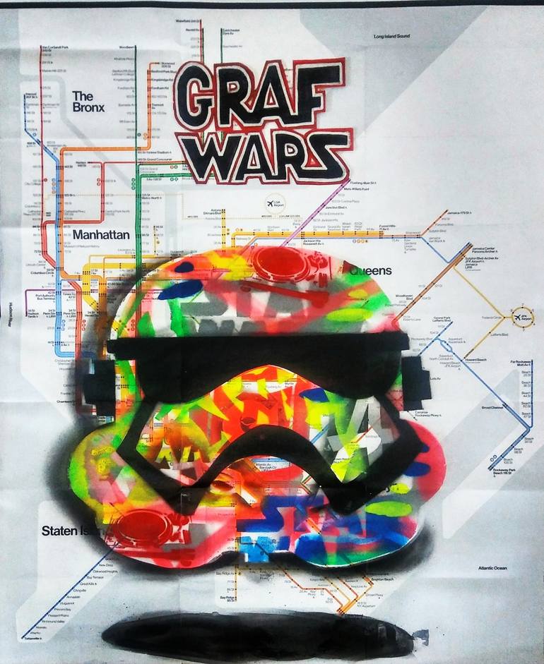 GRAFF WARS Painting by Kevin Santos NAC NAK NACSTAR | Saatchi Art