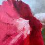 Red Morning Glory Painting by Norman Vila | Saatchi Art