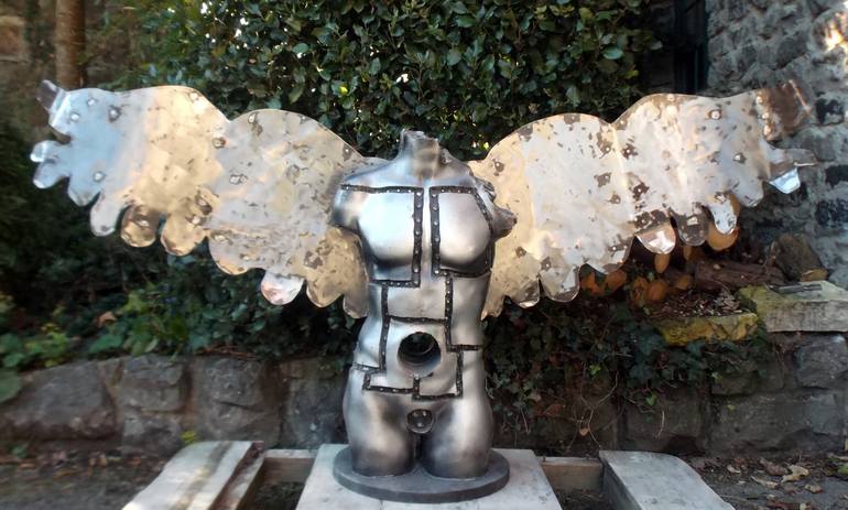 Angelicus fallen angel II Sculpture by Mike Janes | Saatchi Art