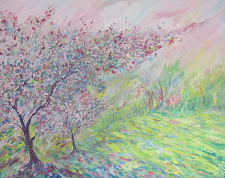 Blossom Tree 2013. Painting by Pierre Lamont Dingley | Saatchi Art