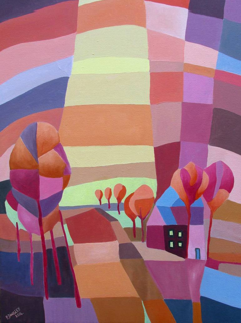 Landscape 4t. 2014. Painting by Pierre Lamont Dingley | Saatchi Art