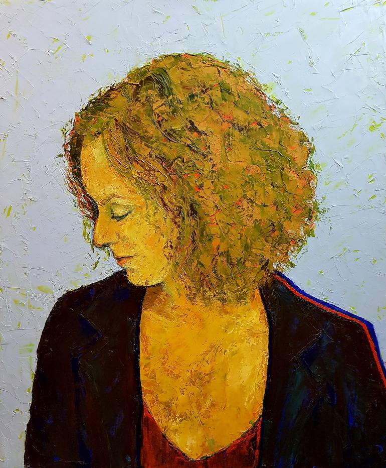 Michaela - 6th in series 'A Night of Music and Art' Painting by Tessa ...