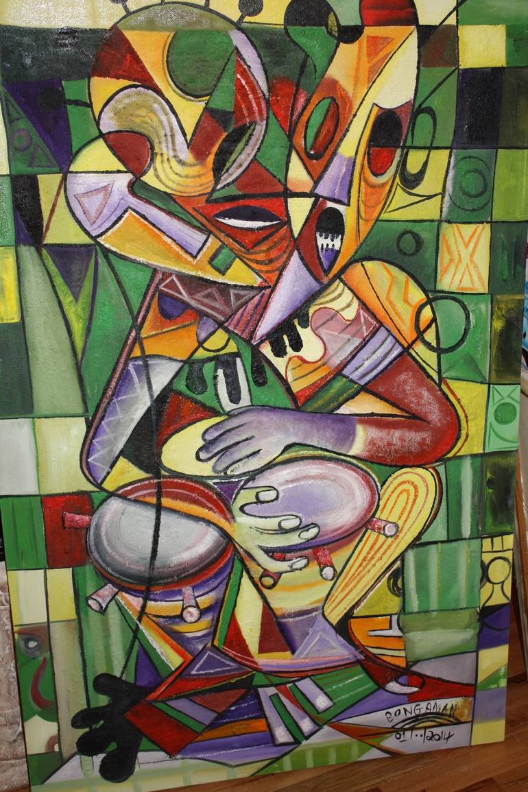 Bongaman Painting by Mike Carty | Saatchi Art