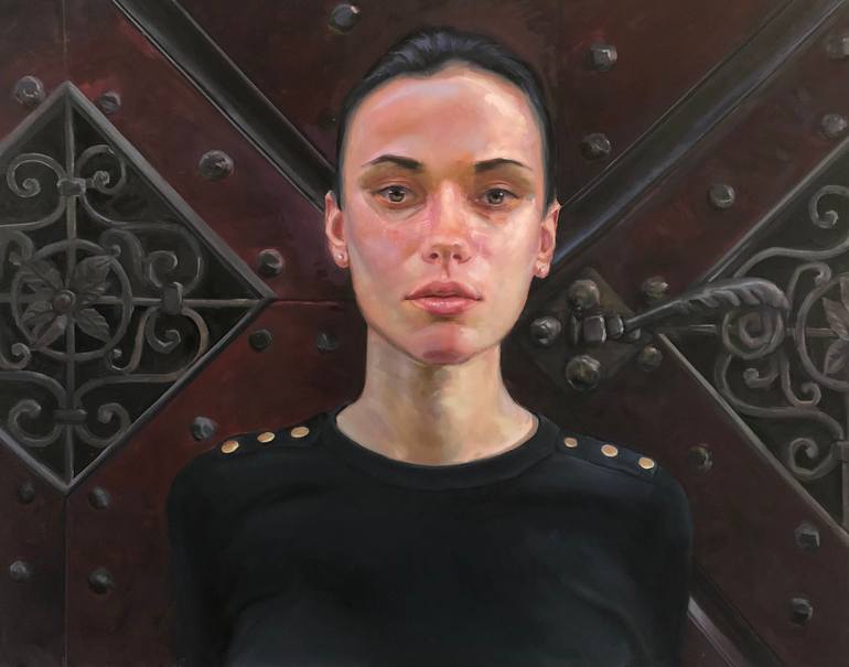 Old gate Painting by Igor Grey | Saatchi Art