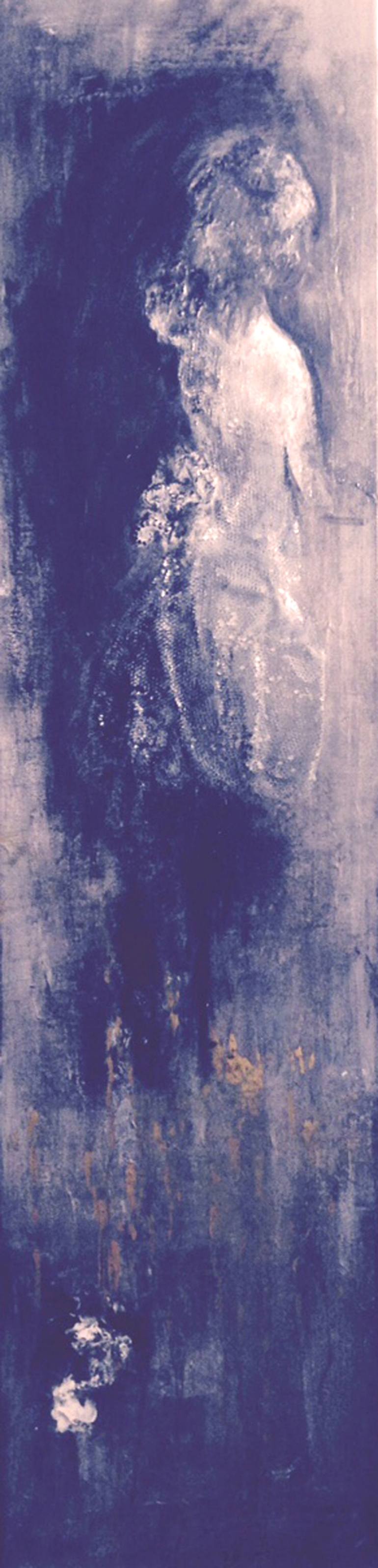 Woman In The Shadows Painting by Eileen Miller | Saatchi Art