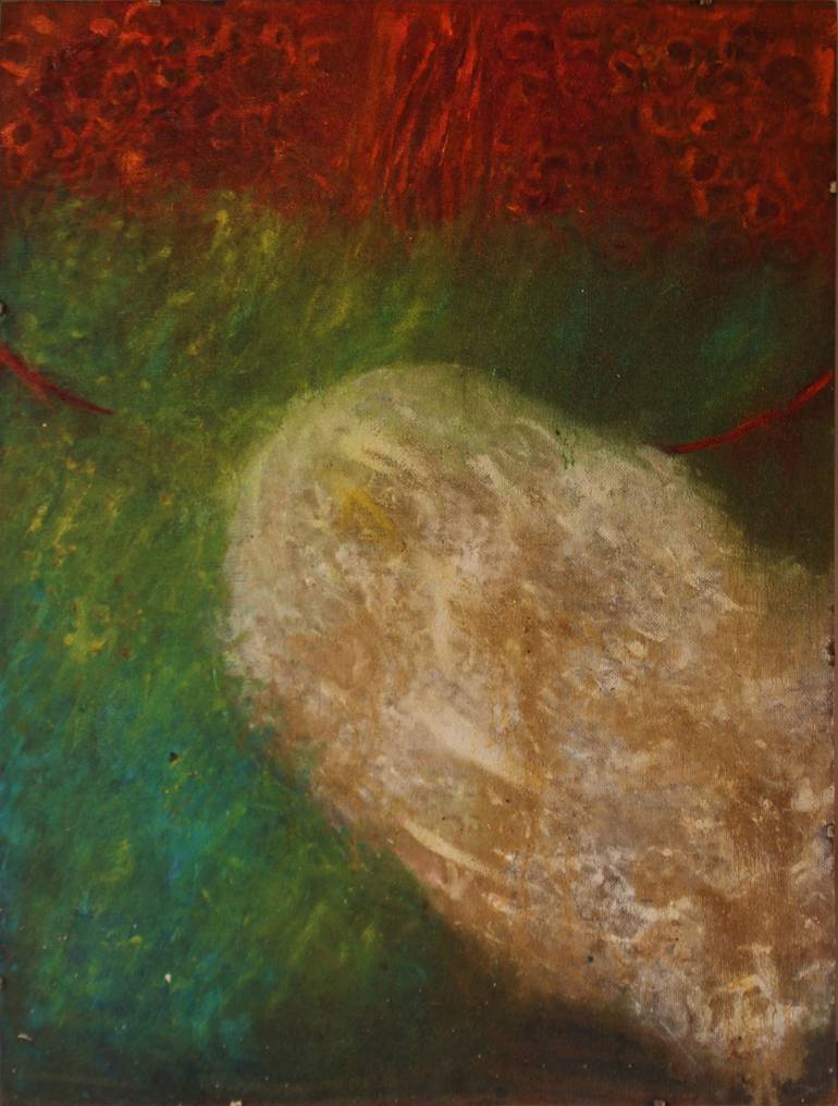 Small Sheet on a Washing Line - Little Ghost Painting by Kisa Kisa ...