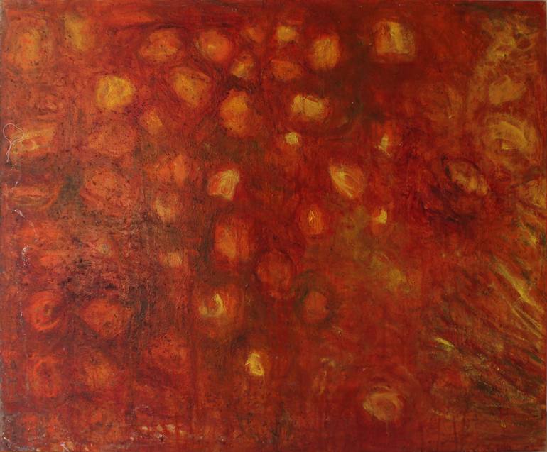 Blood Cells and alien Painting by Kisa Kisa | Saatchi Art