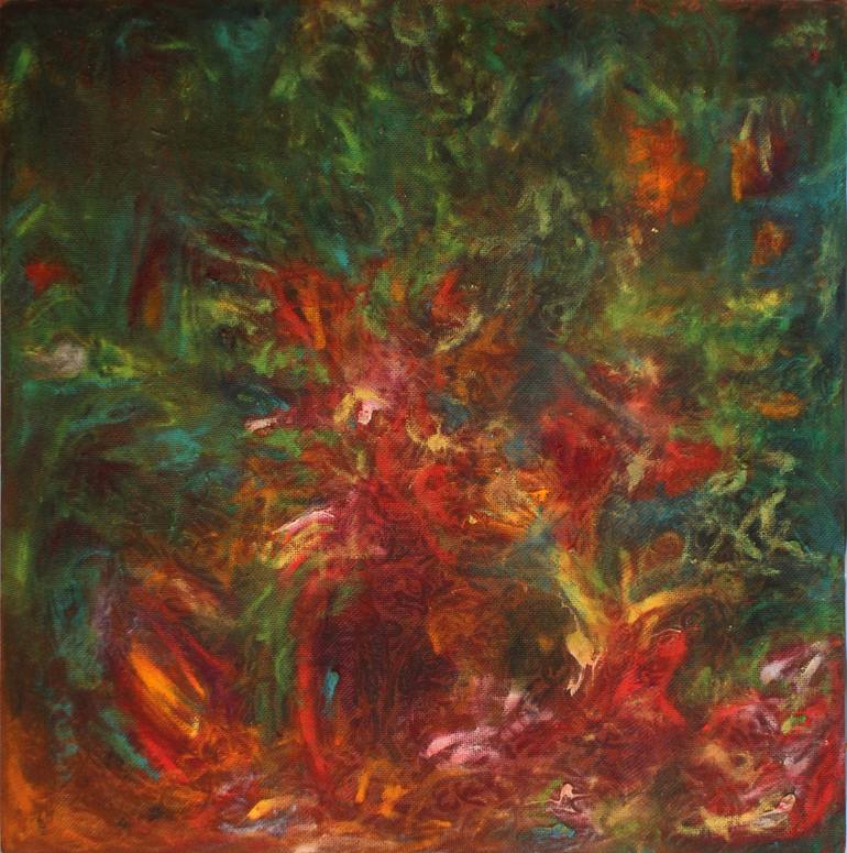 Pink Fire (From Waves Series) Painting by Kisa Kisa | Saatchi Art