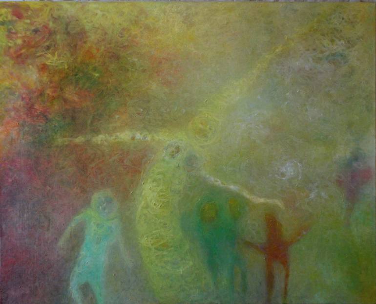 The Future of Humanity Painting by Kisa Kisa | Saatchi Art