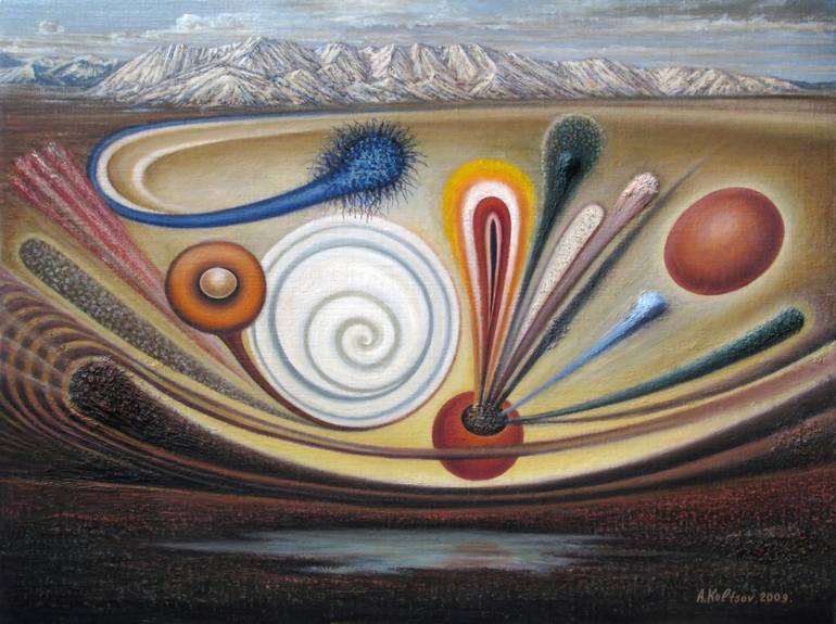 Time cours. Painting by Alexander Koltsov | Saatchi Art