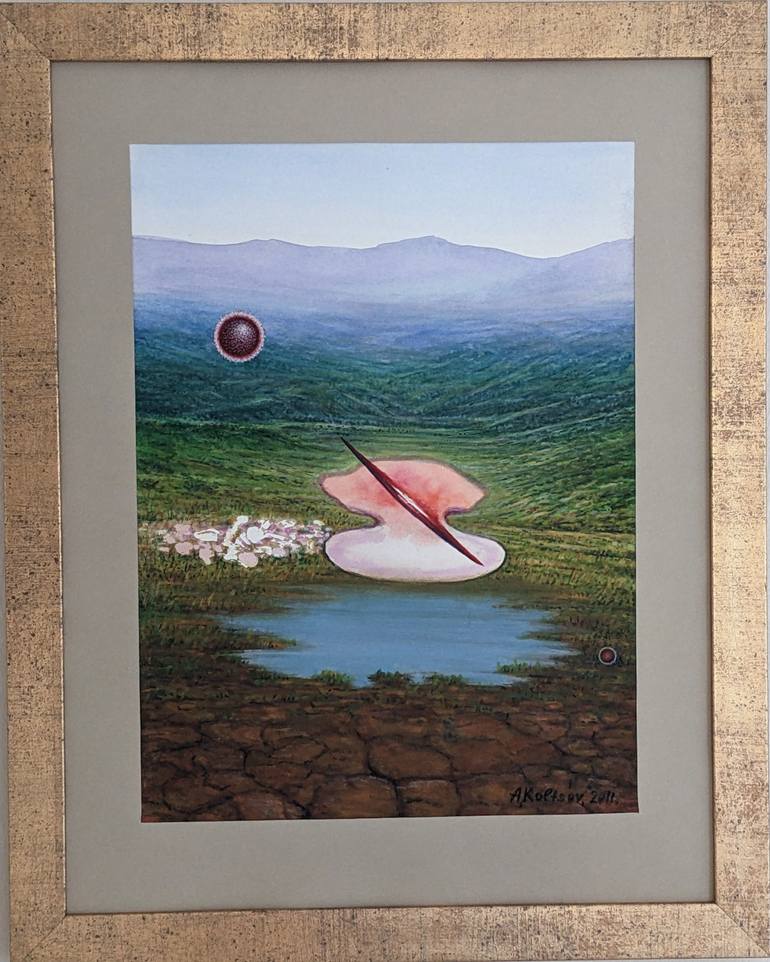 Reaching the goal. Painting by Alexander Koltsov | Saatchi Art