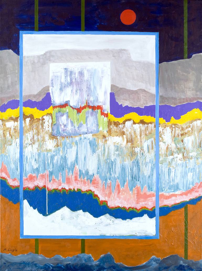 WINDOW-SCAPE Painting by Robert Lingle | Saatchi Art