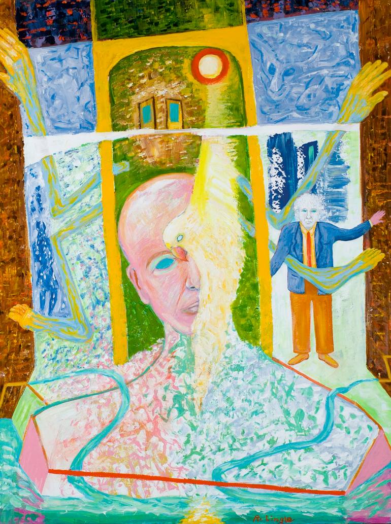 'SPIRITS OF THE VASTY DEEP-3 Painting by ROBERT LINGLE | Saatchi Art