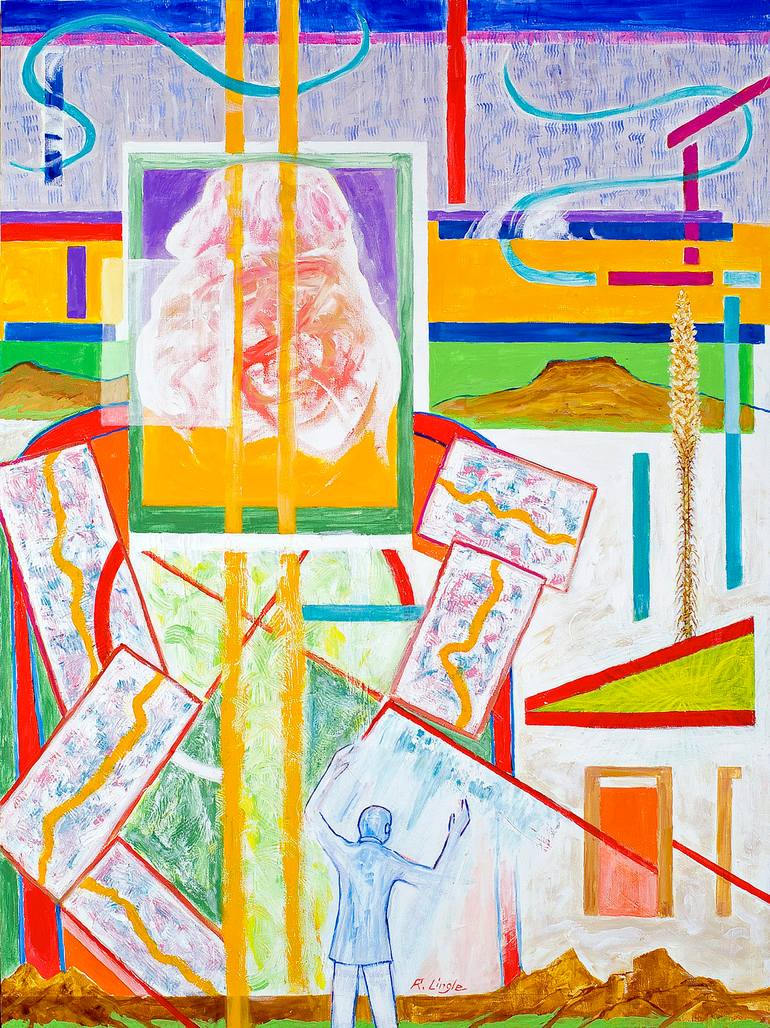 CREATOR Painting by ROBERT LINGLE | Saatchi Art