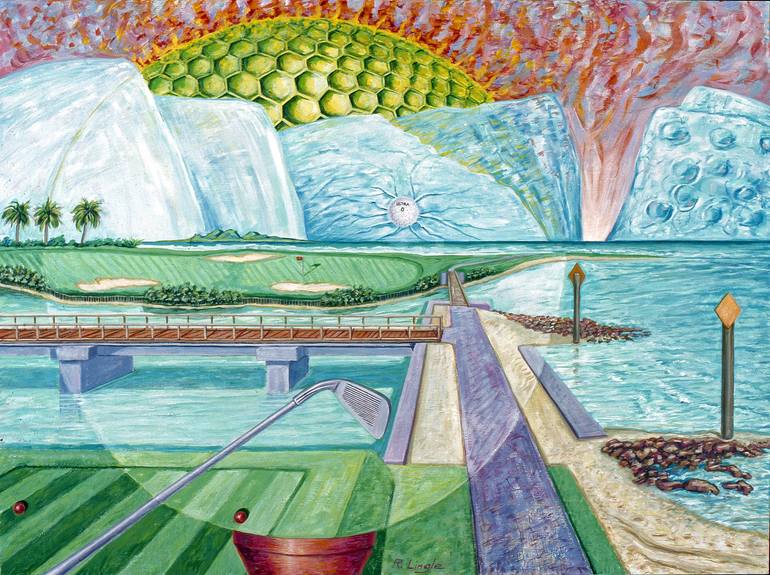 LONG IRON Painting by ROBERT LINGLE | Saatchi Art