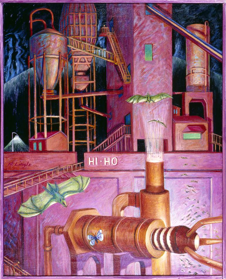 HI-HO D'ADDARIO Painting by ROBERT LINGLE | Saatchi Art