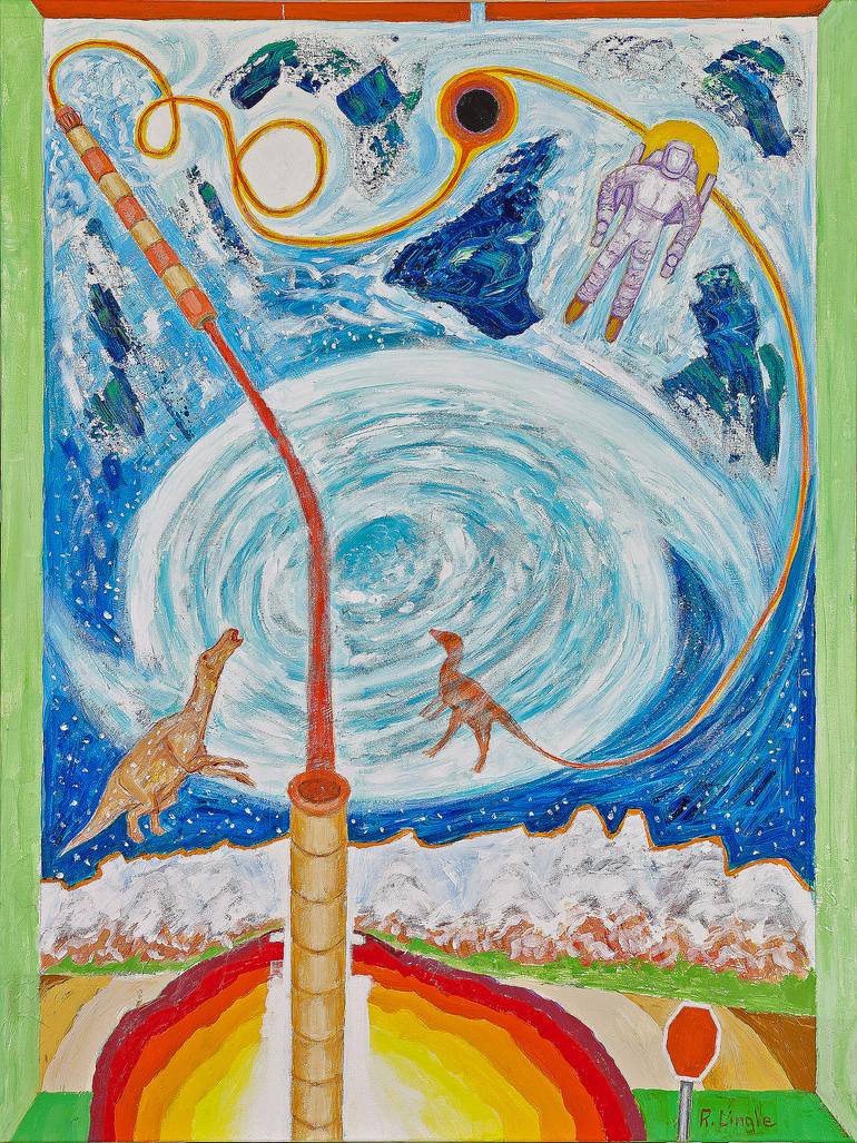 EXIT ASARCO Painting by ROBERT LINGLE | Saatchi Art