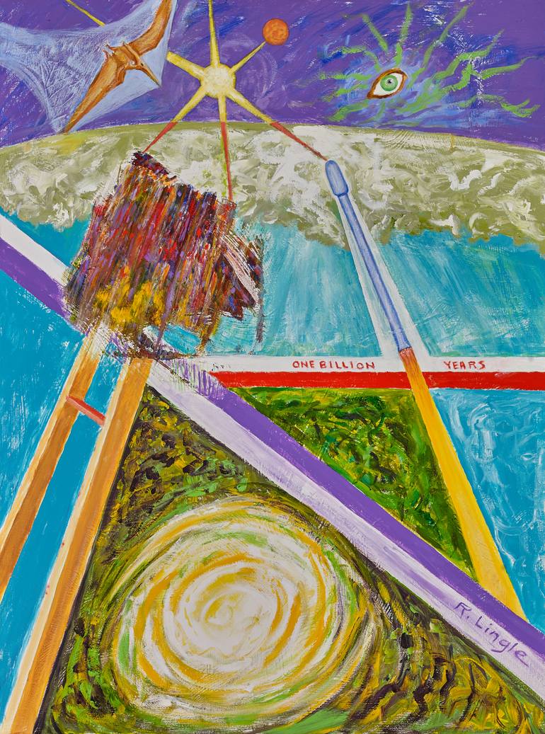 ONE BILLION YEARS Painting by ROBERT LINGLE | Saatchi Art