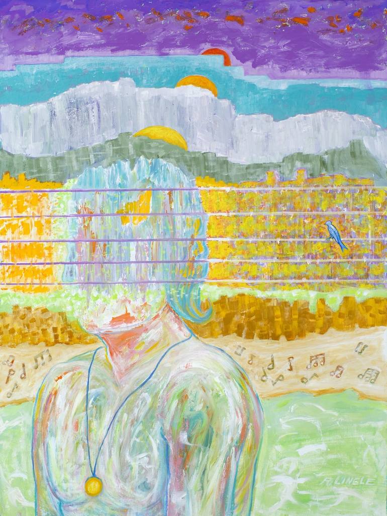 UNIVERSE MUSIC Painting by ROBERT LINGLE | Saatchi Art