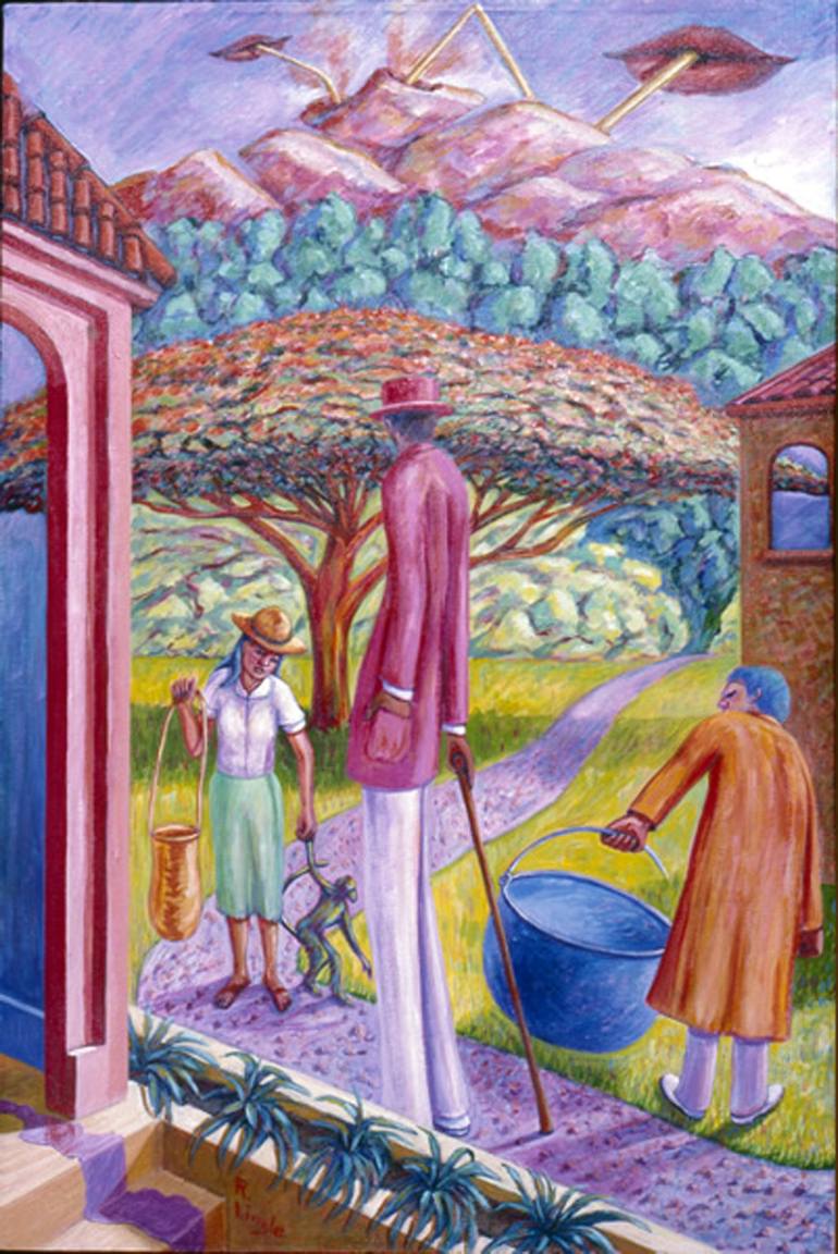 LIP STRAWS Painting by ROBERT LINGLE | Saatchi Art