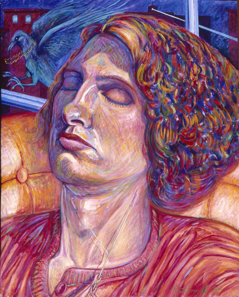 LADY BIRD Painting by ROBERT LINGLE | Saatchi Art