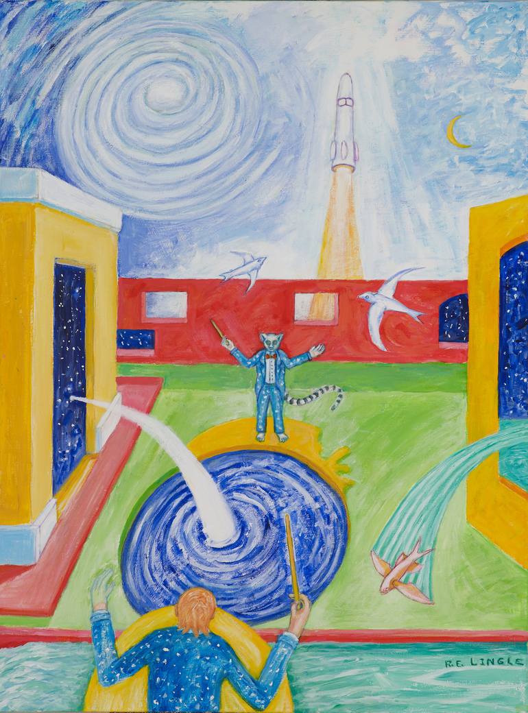 NEW GALAXY CREATION Painting by ROBERT LINGLE | Saatchi Art