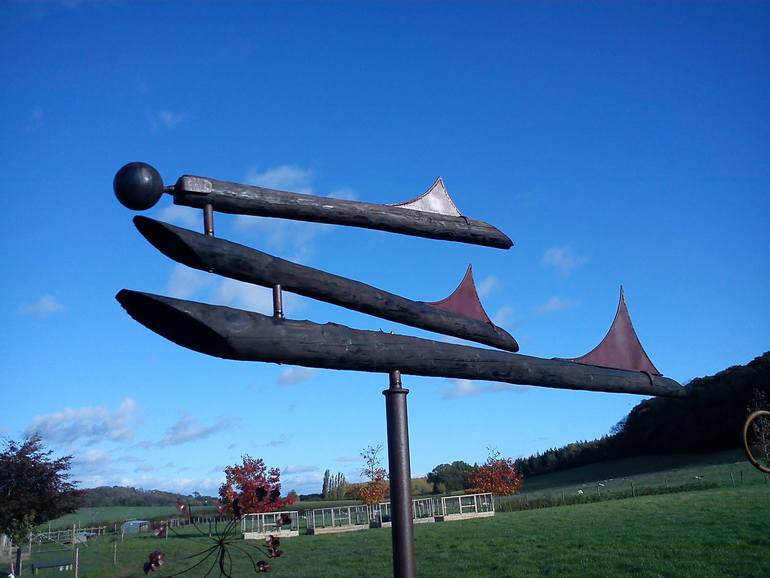 Hop Pole Sculpture by Simon Meiklejohn | Saatchi Art