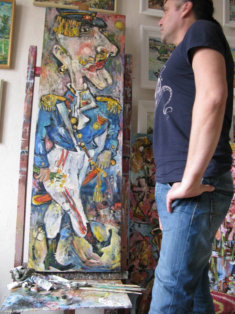 Colonel Toy. Painting by Nicolai Ostapenco | Saatchi Art