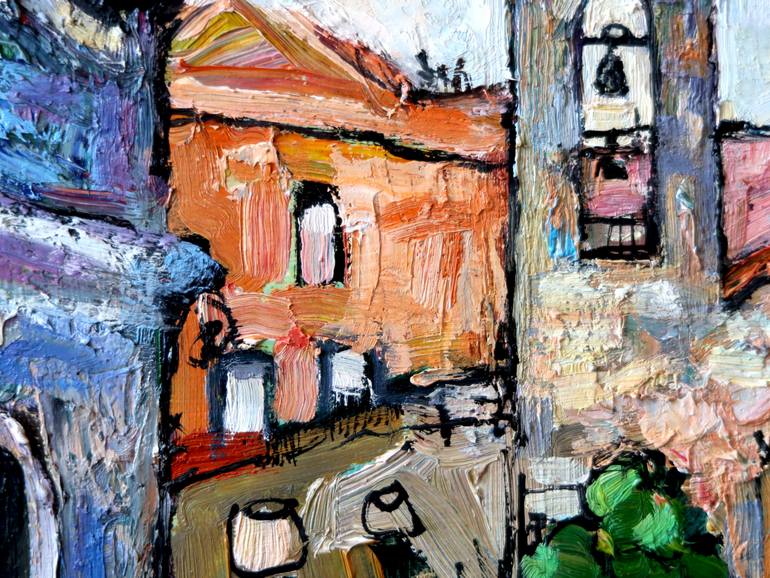 Via Pietro Rizzo. Painting by Nicolai Ostapenco | Saatchi Art