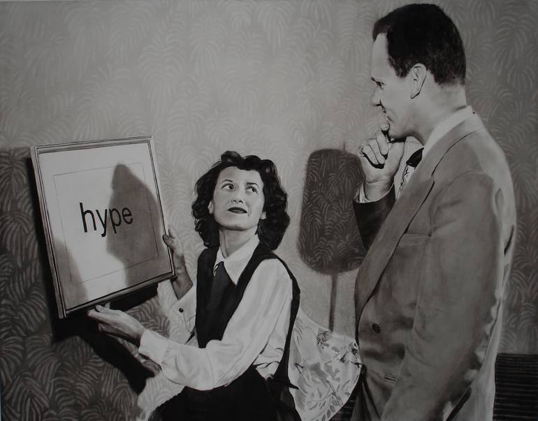 Buyers Remorse Painting by David Lyle | Saatchi Art