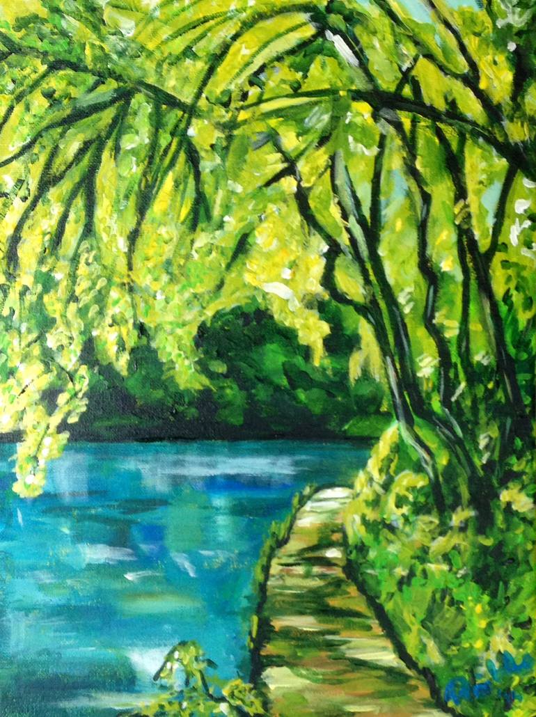 Path Painting by Rintske Bosma | Saatchi Art