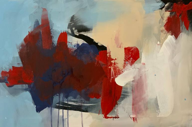 Pacific ash Painting by Rodrigue Semabia | Saatchi Art