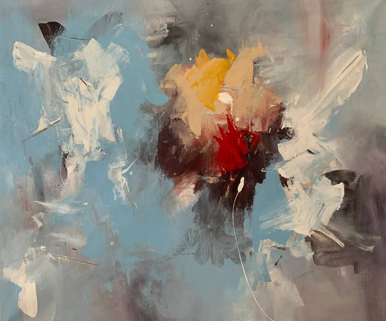 Ticket for level up Painting by Rodrigue Semabia | Saatchi Art