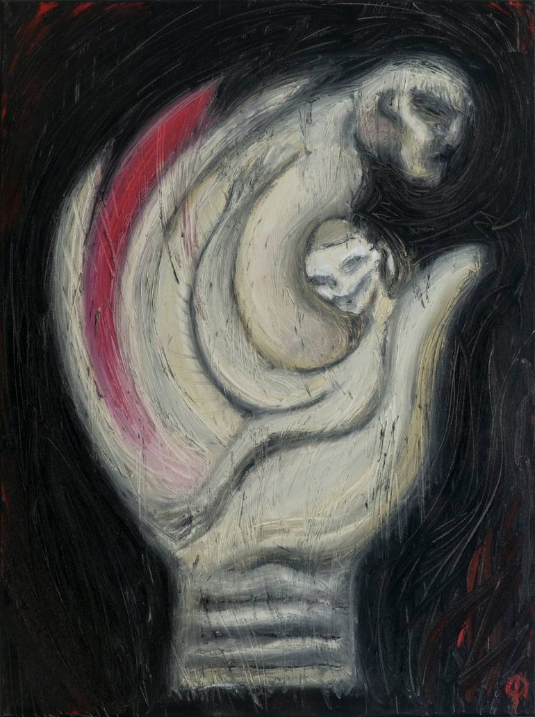 Apotropaic Hand Painting by Cristiano Panepuccia | Saatchi Art