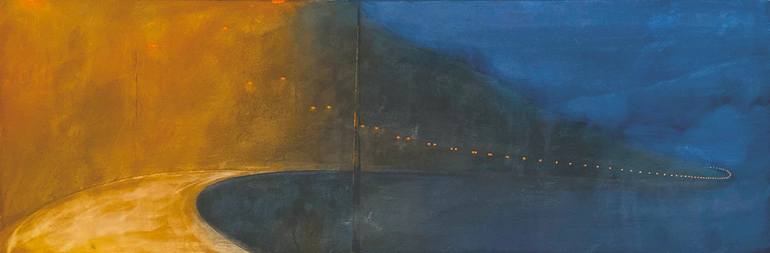 Guiding Lights Painting by Terry Finnegan | Saatchi Art