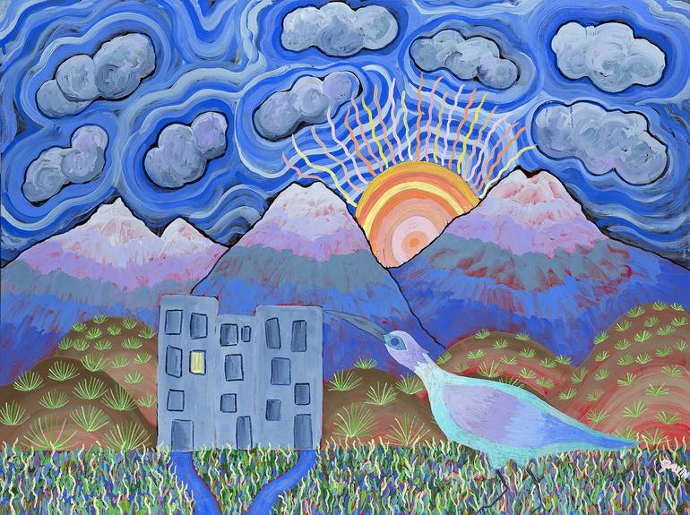 SUNRISE SERANADE Painting by Elizabeth Galvin | Saatchi Art