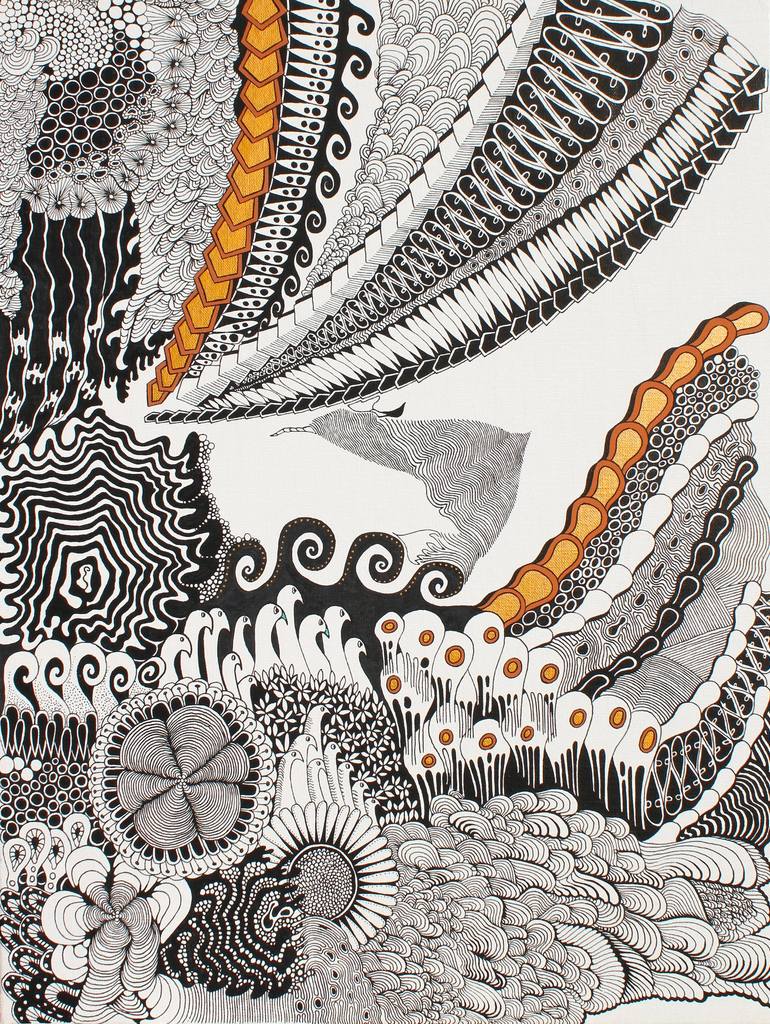 Dard Painting by Florence BOURGEOIS | Saatchi Art