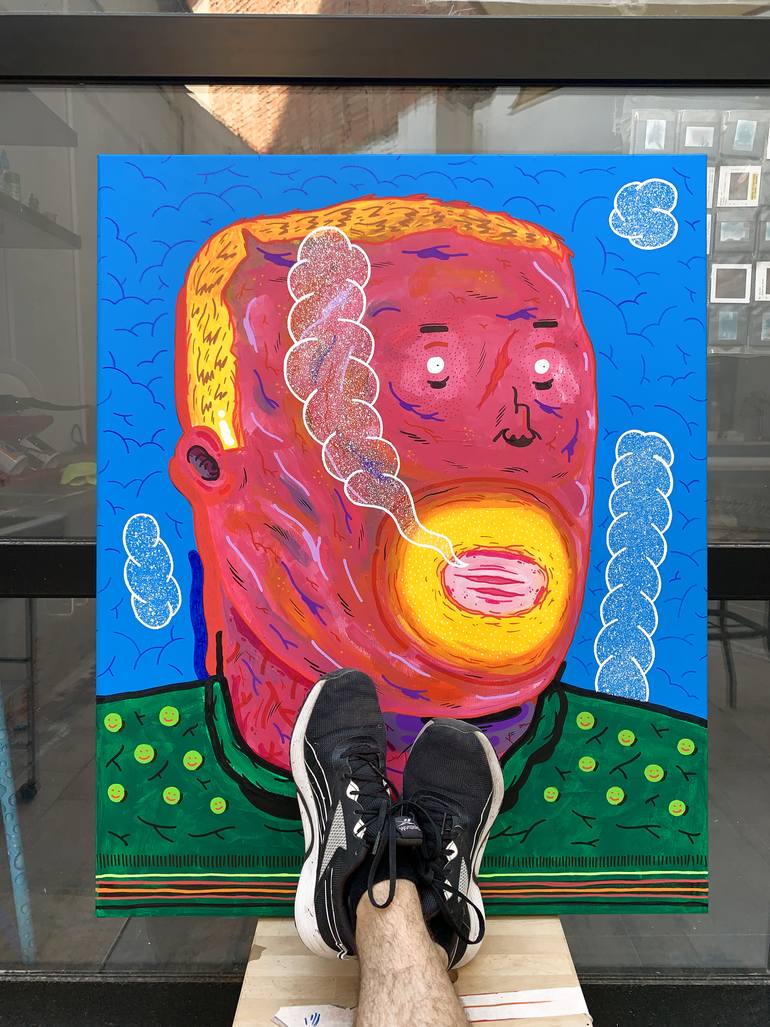 DREW - THE SCOTT BROTHERS Painting by Vicente Aguado | Saatchi Art