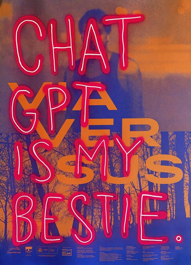 CHAT GPT IS MY BESTIE Painting by Vicente Aguado | Saatchi Art