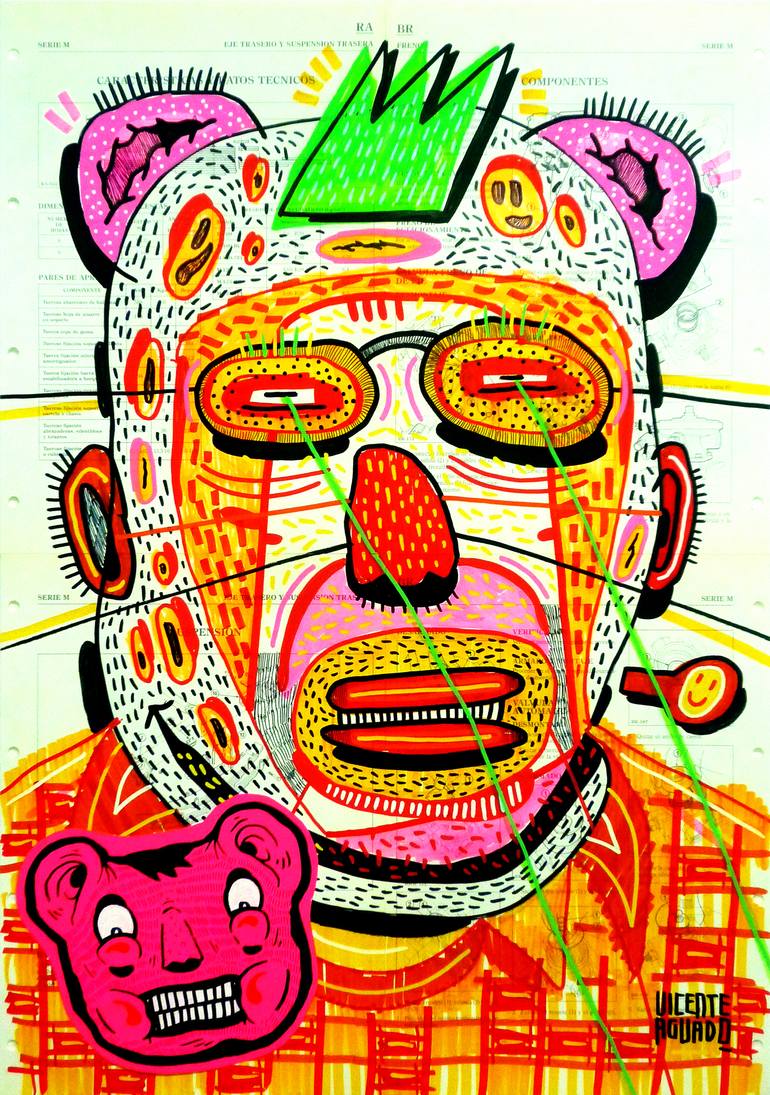 HOAX Drawing by Vicente Aguado | Saatchi Art