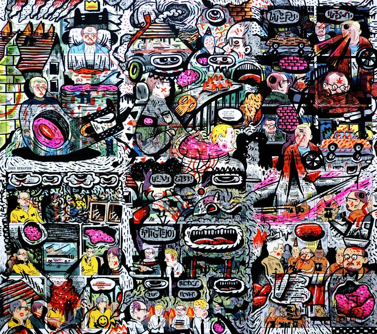 POWER BALANCE Drawing by Vicente Aguado | Saatchi Art