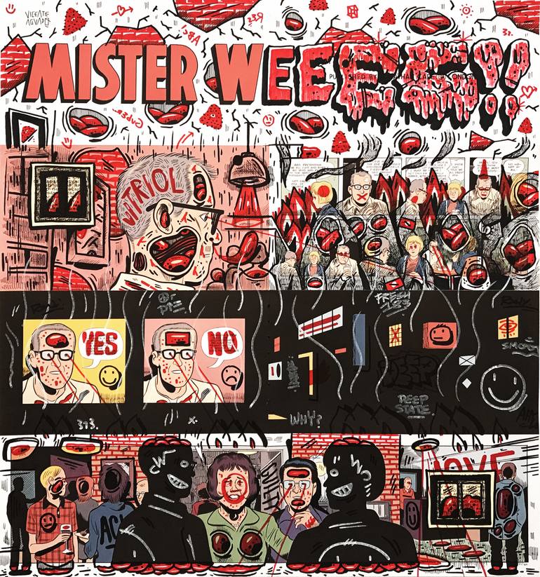 THE INITIATION Drawing by Vicente Aguado | Saatchi Art