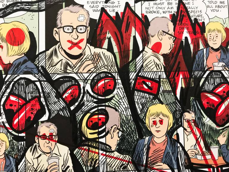 THE INITIATION Drawing by Vicente Aguado | Saatchi Art