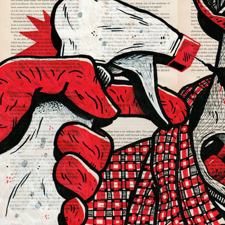 DEALING WITH THE NEW NORMAL Drawing by Vicente Aguado | Saatchi Art