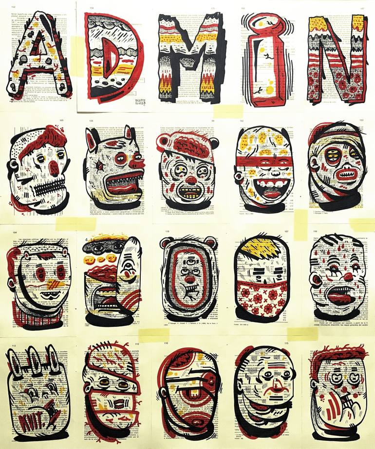 ADMIN Drawing by Vicente Aguado | Saatchi Art