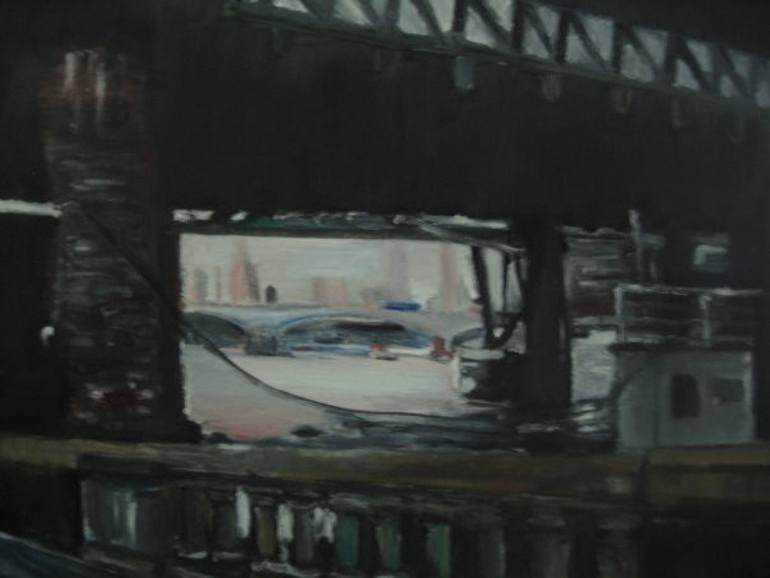 Bridge. Painting by Thomas Tj Hurley | Saatchi Art