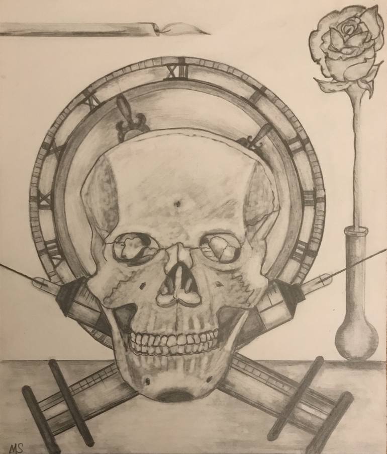 Fragility of Life Drawing by Margot Stinton | Saatchi Art