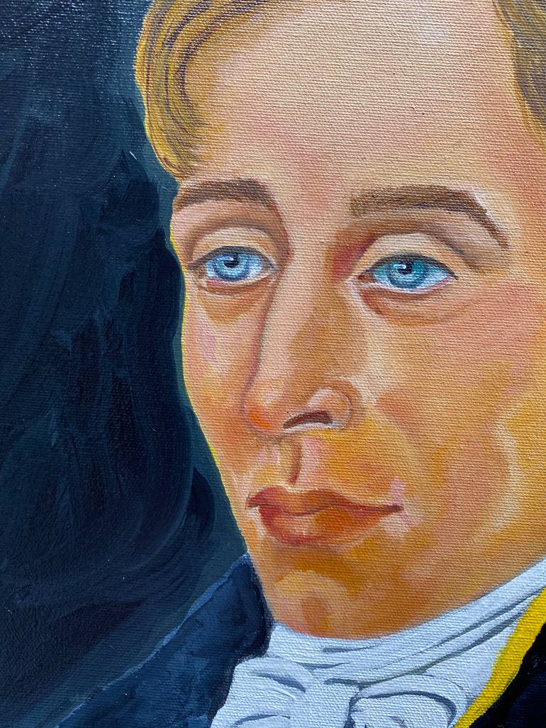 William Wordsworth Painting by Margot Stinton | Saatchi Art